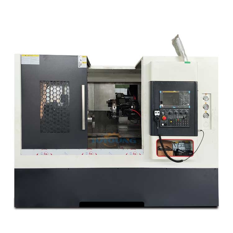FANUC BMT55 Slant Bed Cnc Lathe Live Tool Turret 4 Axis Cnc Lathe ...